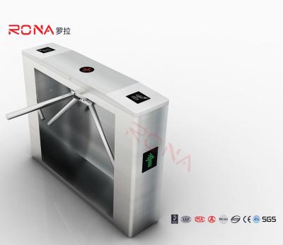 China Waist High Tripod Turnstile Gate Mechanism Intelligent Antirust 550mm Passage Width AC220V for sale