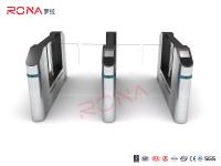 China 304 Stainless Steel Waist Height Turnstile Electric Access Control Turnstile 1600mm 980mm CE Approved for sale