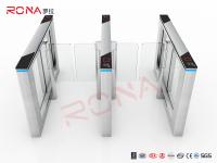 China Pedestrian Facial Recognition Turnstile 304 Stainless Steel Speed Gate 1000mm Passage Width for sale