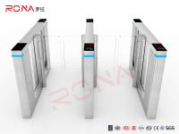 China 304 Stainless Steel Industrial Swinging Speedgate Turnstile L1600mm for Public Areas Access Control for sale