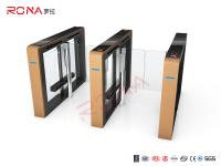 China TCP IP Security Swing Barrier Gate Turnstile 1600mm Stainless Steel Servo Motor for sale