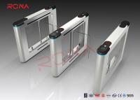 China Stainless Steel Fingerprint Swing Barrier Gate 1600mm for Handicap Accessible Channel for sale