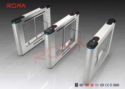 China Stainless Steel Fingerprint Swing Barrier Gate 1600mm for Handicap Accessible Channel for sale