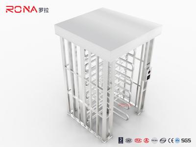 China Single Channel Full High Turnstile 304 Stainless Steel 600mm Width Security Turnstile for sale