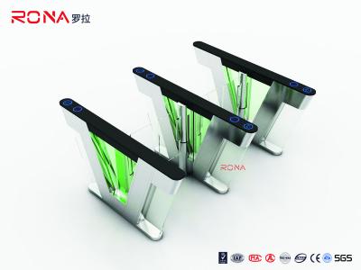 China Swing Barrier Turnstile Gate Access Control System 1500mm 304 Stainless Steel for Bank for sale