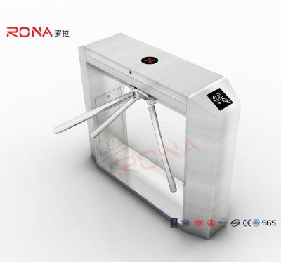 China 304 Stainless Steel Tripod Turnstile Mechanism 550mm Passage Width 8 Million Cycles MTBF for sale