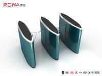 China Flap Barrier Gate Pedestrian Security Gate Visitor Entry Access Control For Office Building for sale