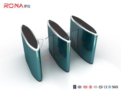 China Flap Barrier Gate Pedestrian Security Gate Visitor Entry Access Control For Office Building for sale