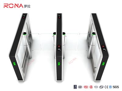 China Airport Waist Height Turnstile Remote Control Boom Speed Gate 304 Stainless Steel 1600mm for sale