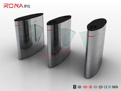 China SUS304 Stainless Steel Flap Barrier Gate 1210mm with 6 Sensor Pairs for sale