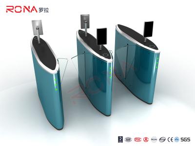 China Brushless Motor Flap Barrier Gate High Security Turnstiles with 550mm Passage Width for sale
