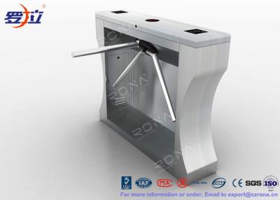 China 304 Stainless Steel Tripod Turnstile 550mm Passage Width CE Certified Access Control for sale