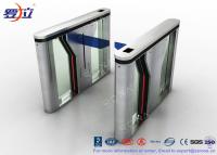China Pedestrian Intelligent Security Drop Arm Turnstile Access Control with LED Indicator - 1200×280×990mm, 30-40 Persons/Minute for sale