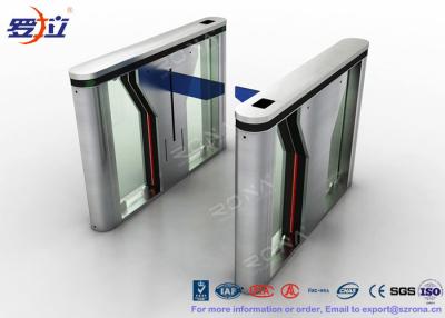 China Pedestrian Intelligent Security Drop Arm Turnstile Access Control with LED Indicator - 1200×280×990mm, 30-40 Persons/Minute for sale