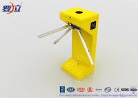 China Full Height Mechanical Tripod Turnstile Gate - 990mm Height, 550mm Passage Width, Stainless Steel RFID Access Control for sale