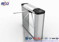China Semi Automatic Vertical Tripod Turnstile , Turnstile Security Gates Stainless Steel Framework for sale