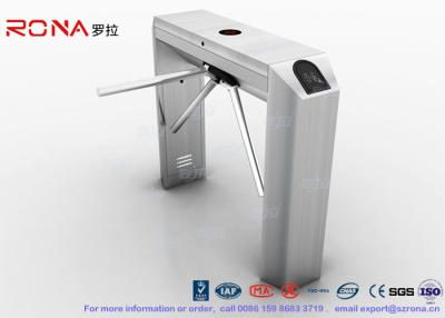 China RS485 Access Control Tripod Turnstile Gate , 304 SS Waist Height Turnstile Durable for sale