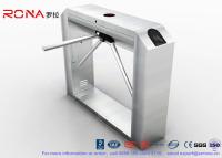 China 304 Stainless Steel Tripod Turnstile Gate 1200mm RFID Flap Barrier Access Control for sale