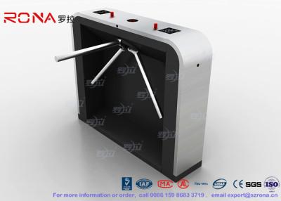 China Access Control System Tripod Turnstile Gate 3 Arm Bi Directional 550mm Passage Width for sale
