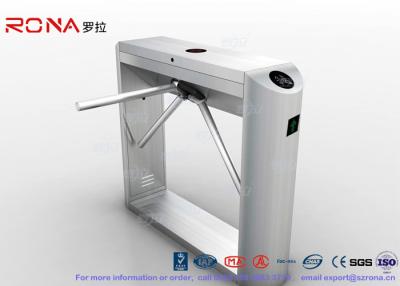 China Automatic Tripod Turnstile Gate 304 Stainless Steel 1200mm Factory Entrance for sale