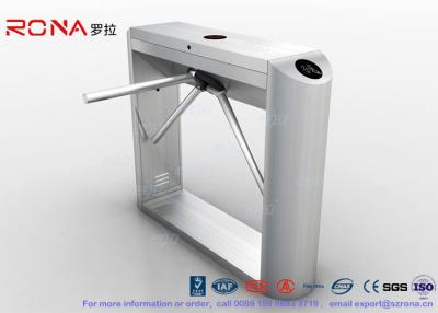 China ID IC Access Control Tripod Turnstile Gate 1200mm 990mm Stainless Steel Automatic System for sale