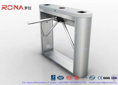 China 304 Stainless Steel Fingerprint Reader Tripod Turnstile Gate 1200x280x980mm 220V for sale