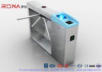 China Half Height Tripod Turnstile 1200mm x 280mm x 990mm with Barcode Ticket System for Pedestrian Access Control for sale