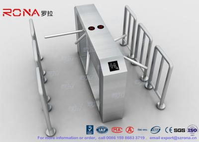 China 304 Stainless Steel Waist High Tripod Turnstile 990mm Height 550mm Passage for Station Access Control for sale