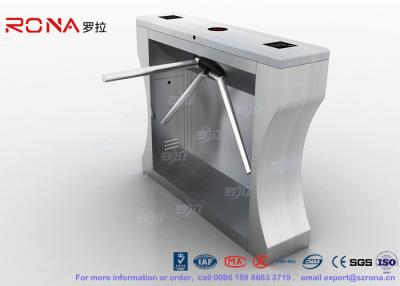 China 304 Stainless Steel Revolving Pedestrian Turnstile Gate 3 Arm 1200mm 990mm for sale