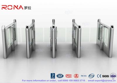 China Fastlane Optical Speed Gate Turnstile - Bi-Directional 50 Persons/Min Access Control with 600-1200mm Passage Width for sale