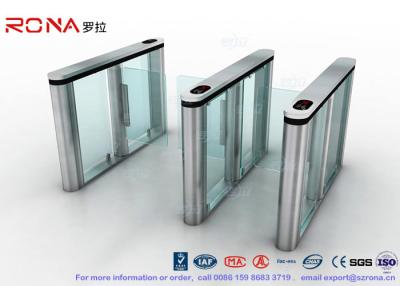 China Slim Speed Gate Turnstile 1600mm x 130mm x 1000mm with 50 Persons/Min Access Control and DC36 Servo Motor for sale