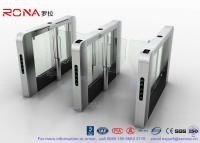 China DC Servo Motor Speed Gate Turnstile Pedestrian Barrier 600mm-1200mm Passage Width 304 Stainless Steel for sale
