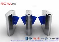 China ZK Access Optical Swing Gate Turnstile / Controlled Access Flap Berrier System for sale