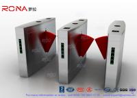 China Face Scan Pedestrian Barrier Gate Swing Turnstile 1420x310x1005mm Automatic Door Entrance Solution for sale