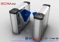 China Stainless Steel Flap Barrier Turnstile Access Control Gate 550mm Lane RS485 for sale