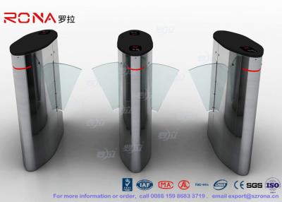 China Flap Barrier Gate Automatic Turnstile 1200x990mm Stainless Steel Access Control with 30 Persons/Min Capacity for sale