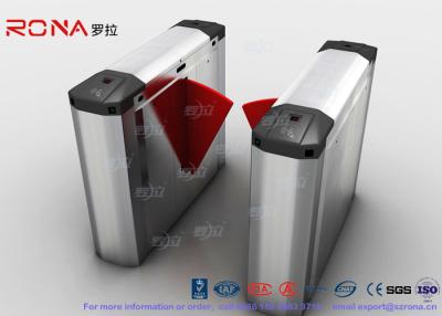 China 304 Stainless Steel Flap Barrier Gate Turnstile 1200mm 300mm 1000mm Dual Core for sale