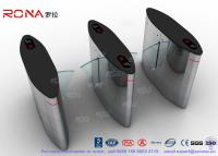 China Flap Barrier Gate Waist Height Access Control Turnstile Barcode Flap Barrier for Museum for sale