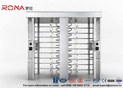 China RNCF21238FS-1 Full Height Turnstile Security Gate 2600mm x 1350mm with RFID Card Access Control for sale