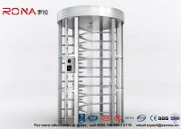 China Full Height Turnstile RFID Card Reader Fingerprint Access Control - 2200mm Height, 35 Persons/Min Capacity for sale