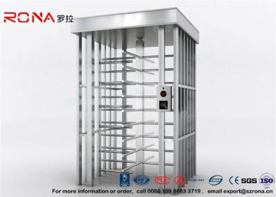 China RNCF21238F Full Height Turnstile 2200mm x 1500mm with 304 Stainless Steel Construction for Parking Access Control for sale