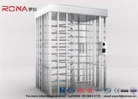 China RNCF20238F Single Channel Full Height Turnstile with 304 Stainless Steel Housing - 1500x1350x2200mm, 30 Persons/Minute for sale