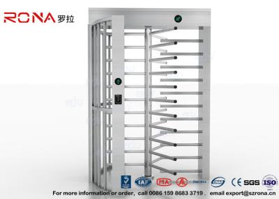 China High Security Full Height Turnstile Gate Access Control Stainless Steel for sale