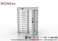 China Full Height Stainless Steel Electronic Turnstile 30 Persons/Minute Access Control System with 1630x1500x2310mm Dimensions for sale