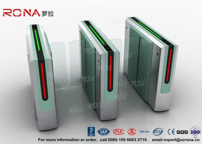 China Security Turnstile Barrier Gate 1406x300x1023mm with 50W Stepping Motor and 40 Persons/Min Capacity for sale