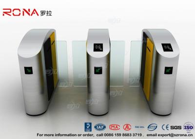 China Waist Height RFID Turnstile Barrier Gate 1400×300×1030mm with 30-35 Persons/Minute Capacity and 220V AC Operation for sale