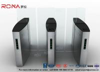 China Building Access Control Turnstile Flap Barrier - 310x1400x1000mm Stainless Steel with 30-35 Persons/Minute Capacity for sale