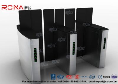 China 304 Stainless Steel Sliding Gate Turnstile - 1400mm × 1000mm Size, 30 Persons/Min Capacity with CE Certification for sale