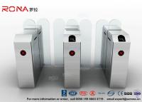 China Fastlane Tempered Glass Sliding Turnstile Access Control Gate - 1200mm × 300mm × 990mm, 30 Persons/Minute Capacity for sale