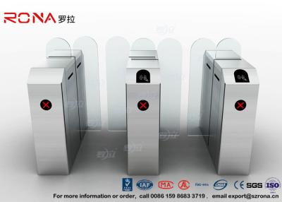 China Fastlane Tempered Glass Sliding Turnstile Access Control Gate - 1200mm × 300mm × 990mm, 30 Persons/Minute Capacity for sale